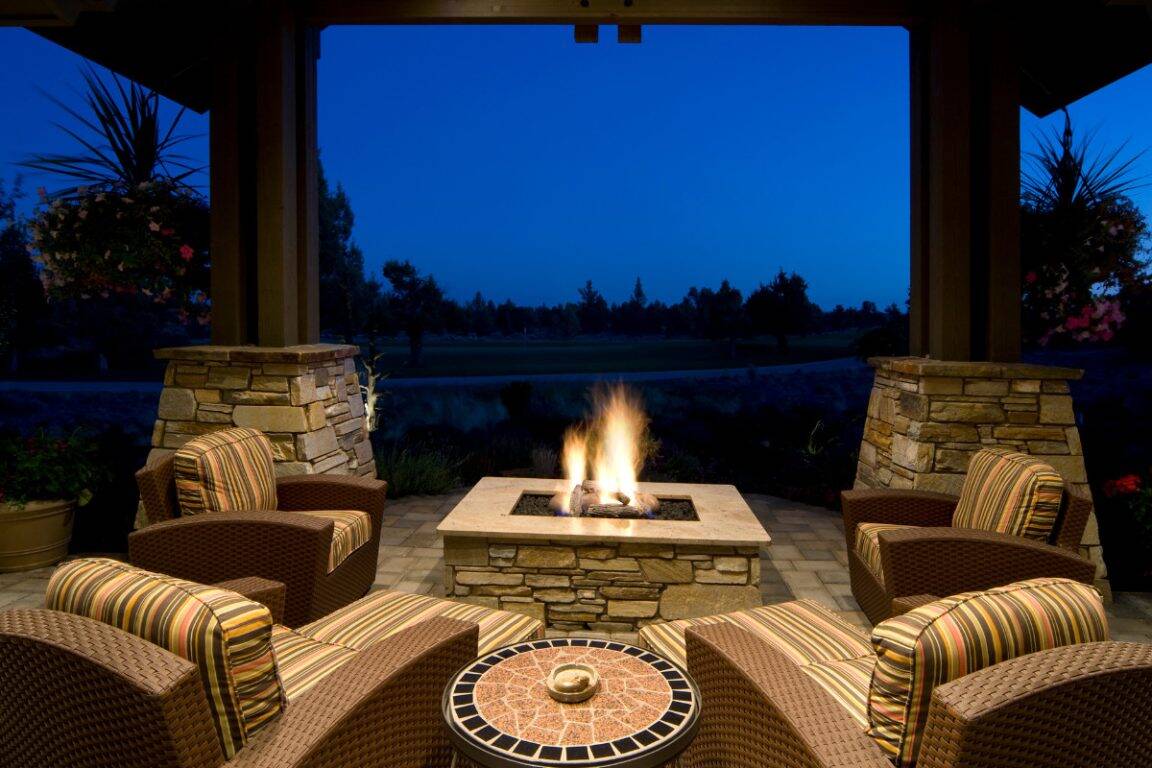 Using a Fire Pit Under Covered Patio: A Safety Guide